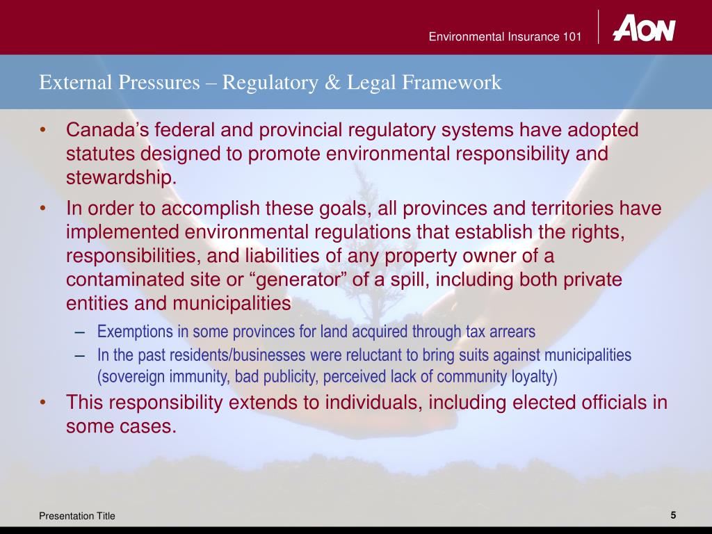 PPT - Environmental Liability Management & Risk Transfer Solutions ...