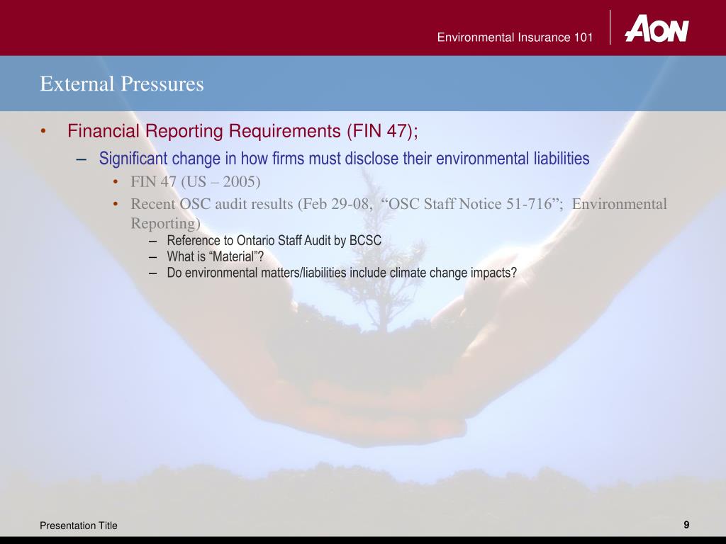 PPT - Environmental Liability Management & Risk Transfer Solutions ...