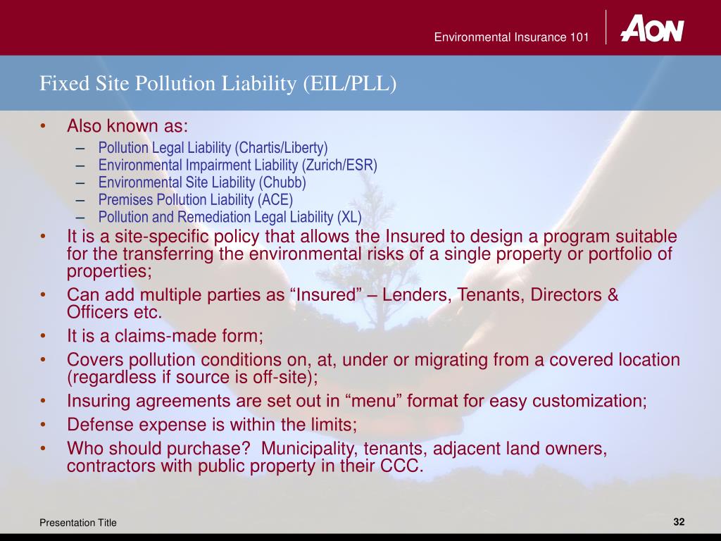 PPT - Environmental Liability Management & Risk Transfer Solutions ...