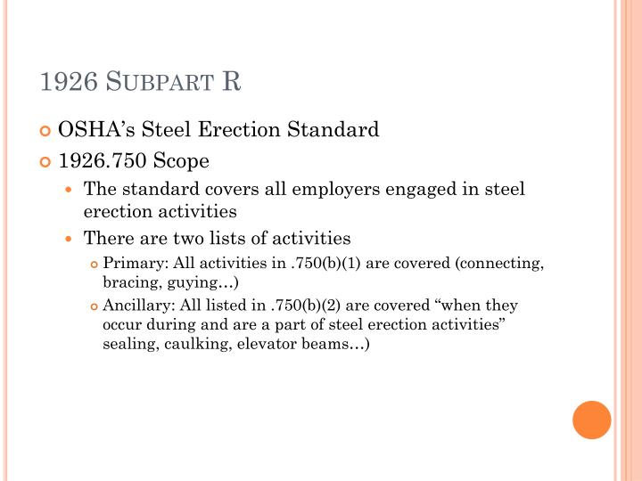 PPT - 1926 Subpart R PowerPoint Presentation, free download - ID:3266966