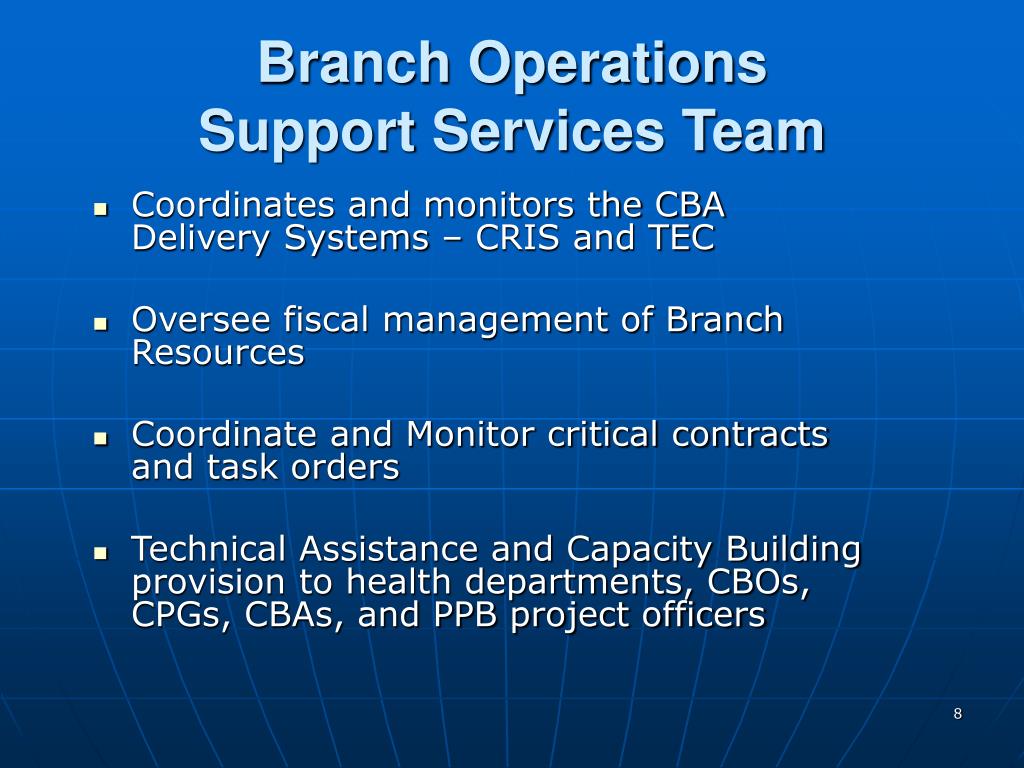 PPT - Rashad Burgess, MA Acting Branch Chief PowerPoint Presentation ...