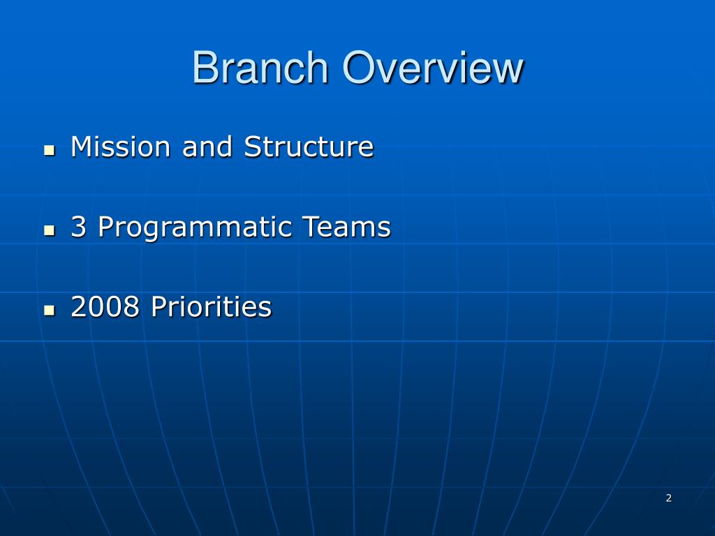 PPT - Rashad Burgess, MA Acting Branch Chief PowerPoint Presentation ...