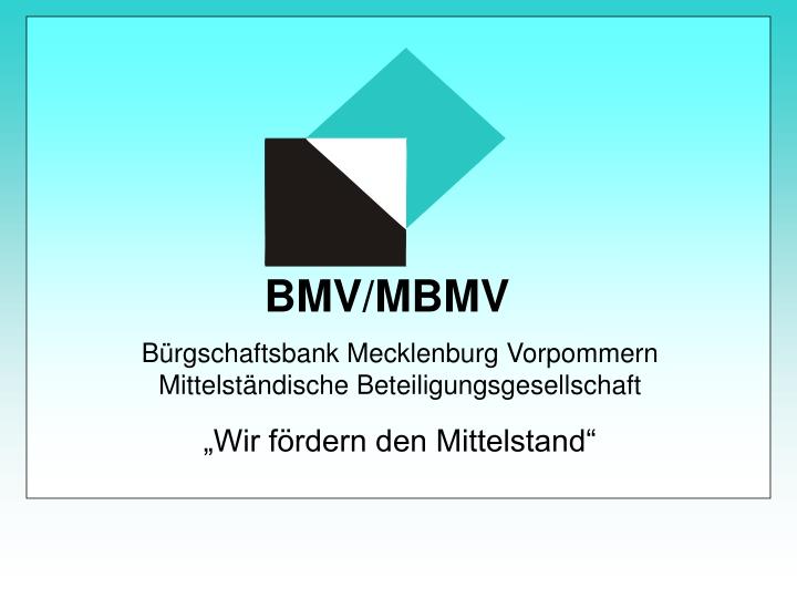 PPT - BMV/MBMV PowerPoint Presentation, free download - ID:3267250