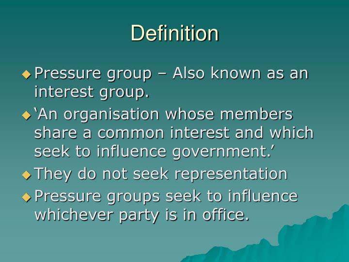 PPT - Pressure Groups PowerPoint Presentation - ID:3267539