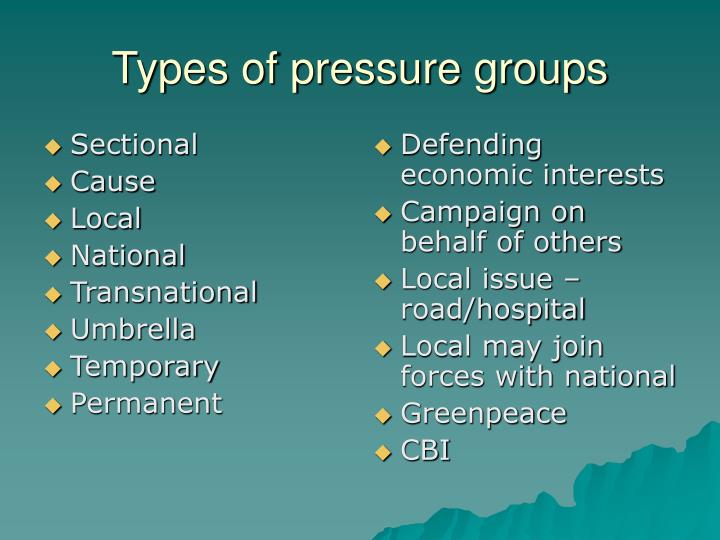 PPT - Pressure Groups PowerPoint Presentation - ID:3267539