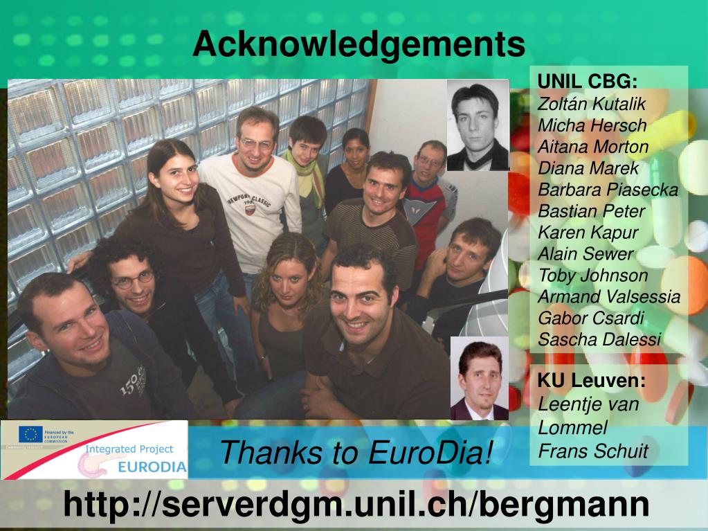 PPT - Sven Bergmann Department of Medical Genetics, UNIL & Swiss ...