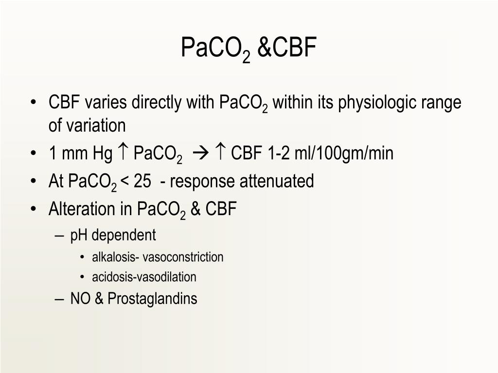 PPT - Cerebral Blood Flow -Regulation -Measurement of CBF & CMR ...