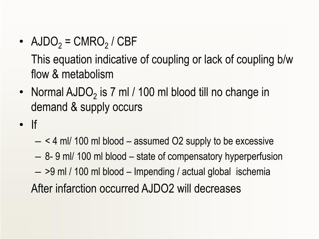 PPT - Cerebral Blood Flow -Regulation -Measurement of CBF & CMR ...