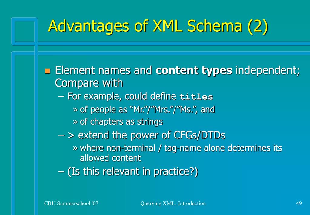Ppt Querying Xml Documents And Data Powerpoint Presentation Free