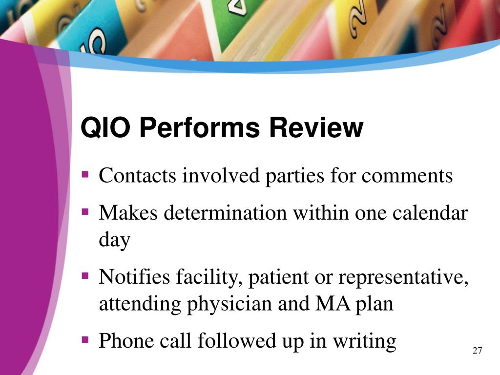 PPT - Notification of Hospital Discharge Appeal Rights Provider and QIO ...