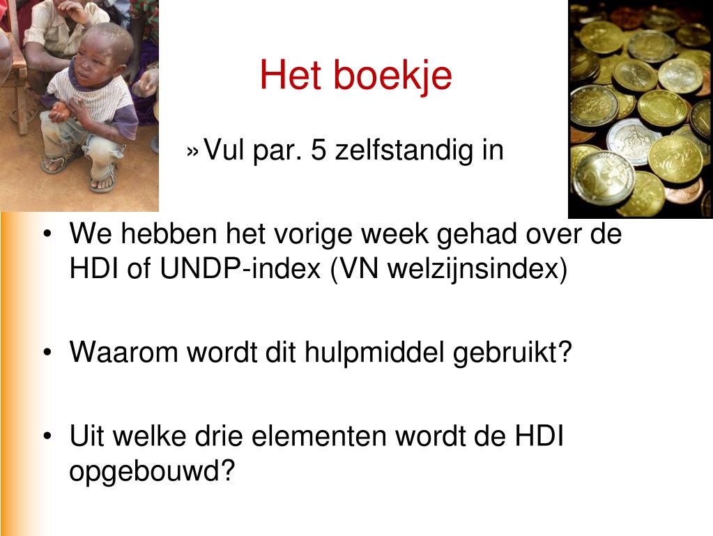 PPT - Hoofdstuk 1 Patronen op de wereldkaart: arm en rijk Paragraaf 6 t ...