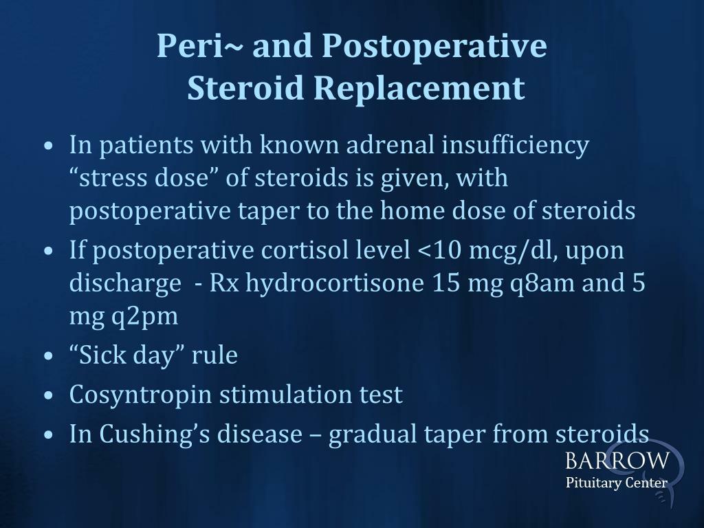 PPT - Pituitary Surgery: Peri-operative Management PowerPoint ...