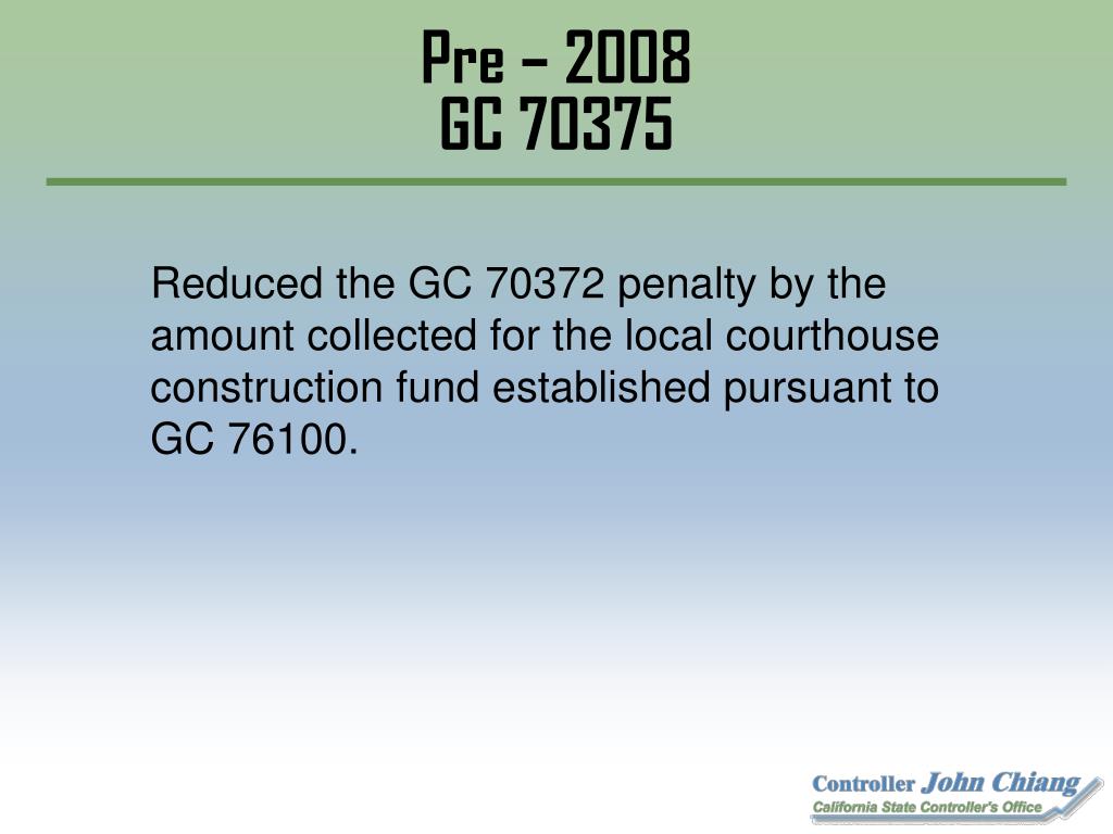 PPT - Impact of SB 1407 on Parking Violation Penalties PowerPoint ...