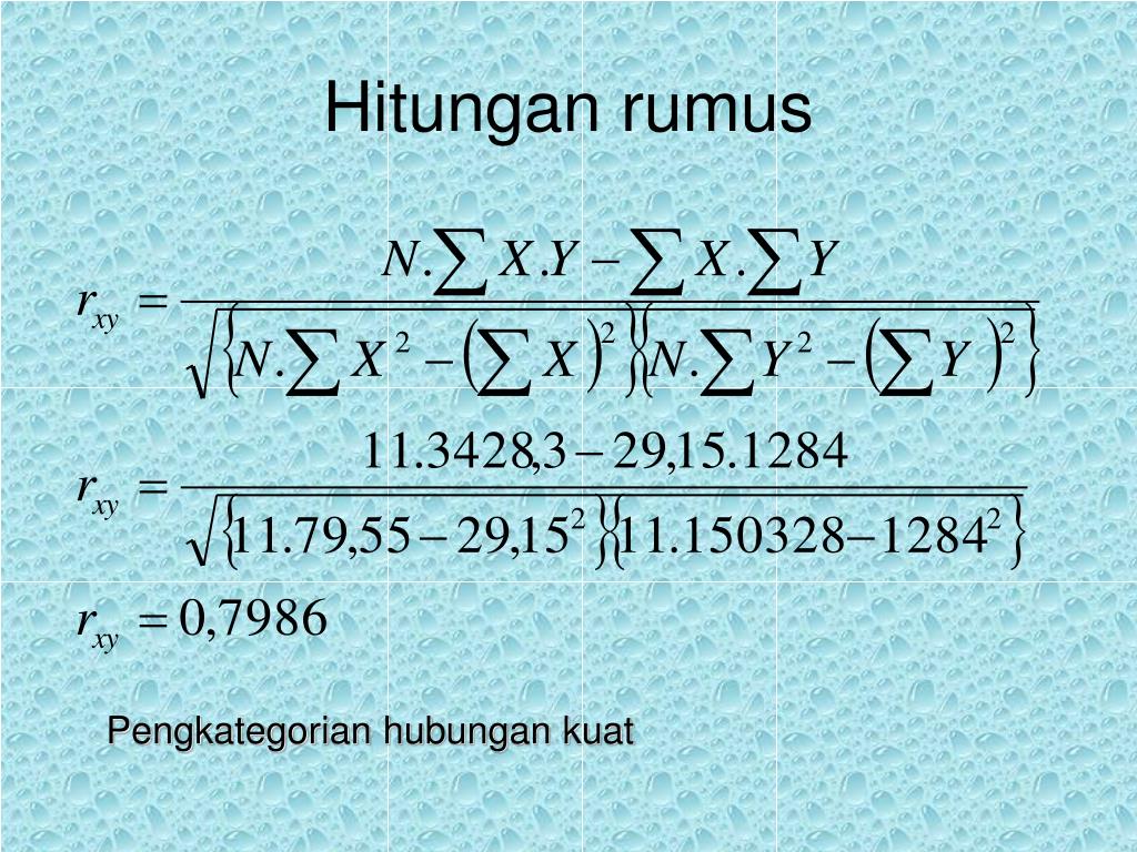 PPT - Koefisien Korelasi Pearson (r) Dan Regresi Oleh: Roni Saputra, M ...