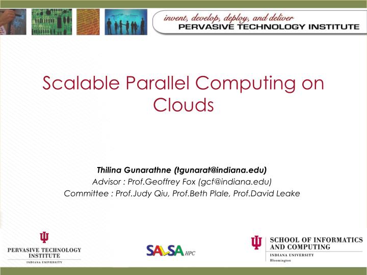 PPT - Scalable Parallel Computing on Clouds PowerPoint Presentation ... PPT - Scalable Parallel Computing on Clouds PowerPoint Presentation ...