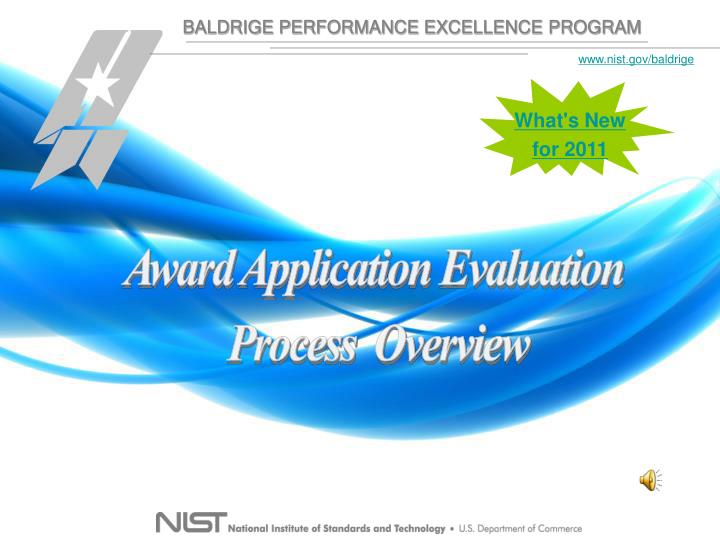 PPT - Award Application Evaluation Process Overview PowerPoint ...