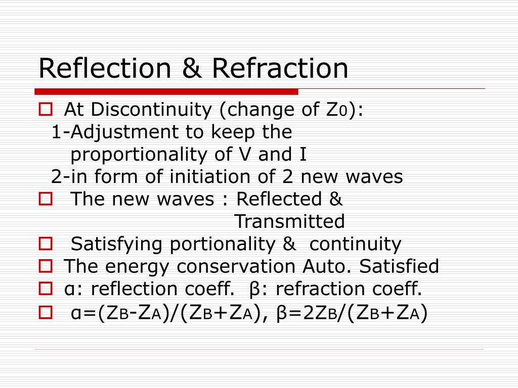 Ppt Reflection And Refraction Powerpoint Presentation Free Download