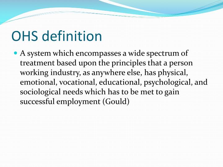 PPT - Occupational Health System PowerPoint Presentation - ID:3271201