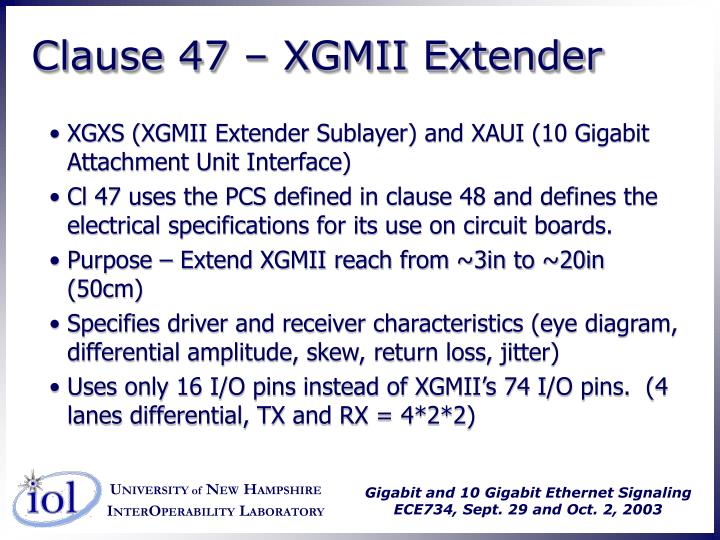 PPT - Gigabit Ethernet and 10 Gigabit Ethernet signaling PowerPoint ...