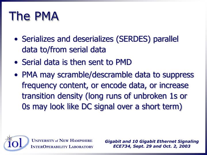 PPT - Gigabit Ethernet and 10 Gigabit Ethernet signaling PowerPoint ...