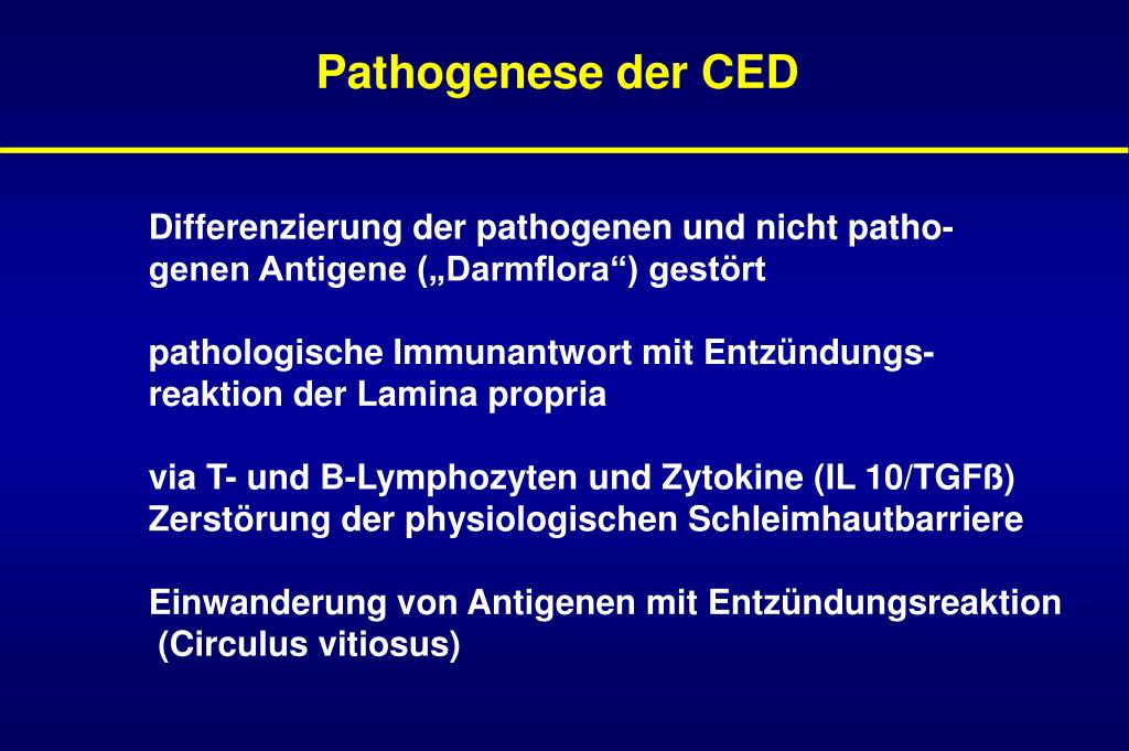 PPT - Chronisch entzündliche Darmerkrankungen (CED) und Herzbeteiligung ...