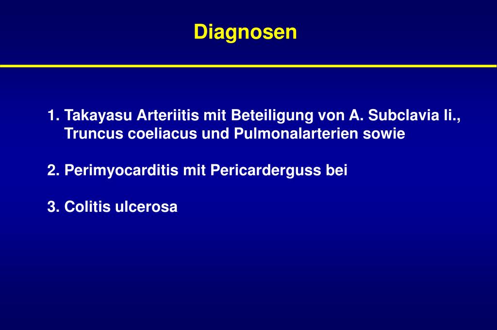 PPT - Chronisch entzündliche Darmerkrankungen (CED) und Herzbeteiligung ...