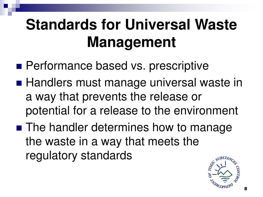 PPT - California EPA Department of Toxic Substances Control Hazardous ...