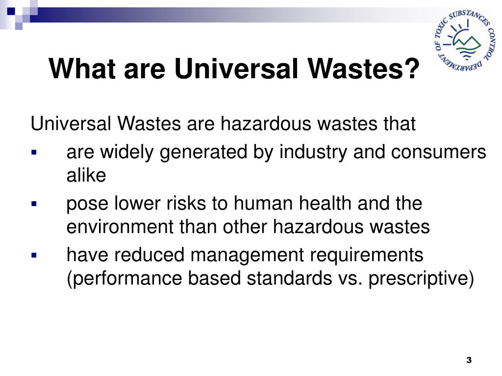 PPT - California EPA Department of Toxic Substances Control Hazardous ...