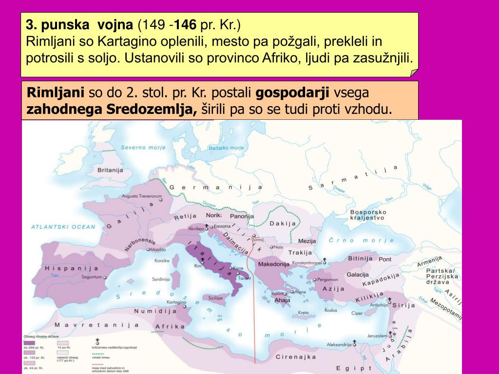 PPT - KAKO SE JE ŠIRIL RIMSKI IMPERIJ PO SREDOZEMLJU Učb str. 63 ...