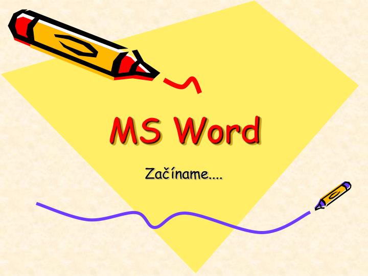 PPT - MS Word PowerPoint Presentation, free download - ID:3272332