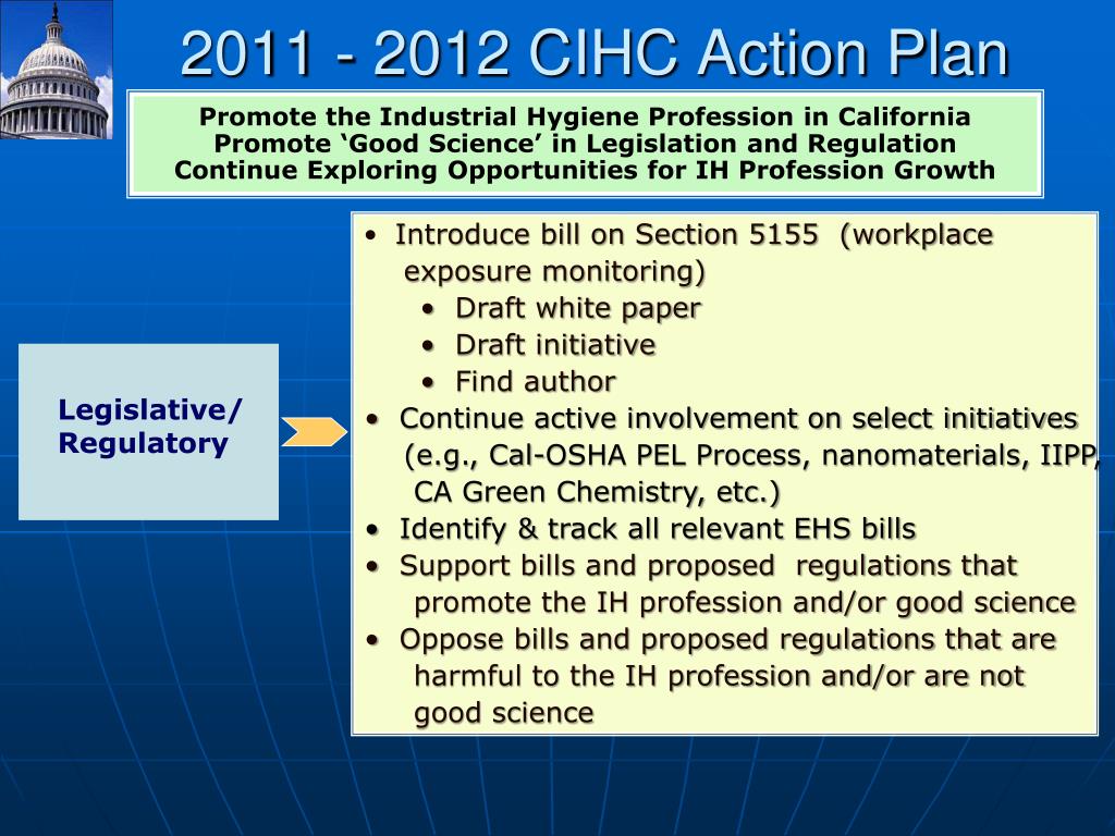 PPT - California Industrial Hygiene Council (CIHC) Mission, Vision ...