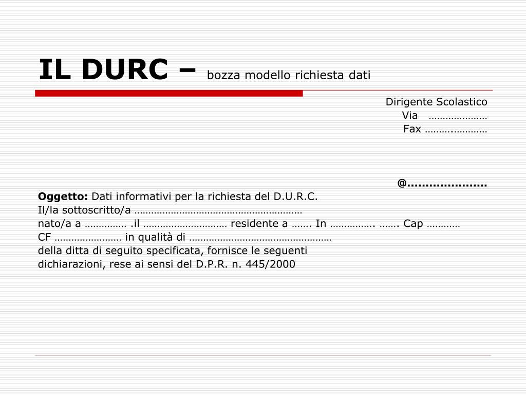 PPT - DURC – CIG - CUP - CONTRATTI: nuovi adempimenti – prime ...