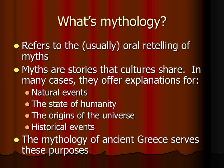 PPT - What’s mythology? PowerPoint Presentation, free download - ID:3273580