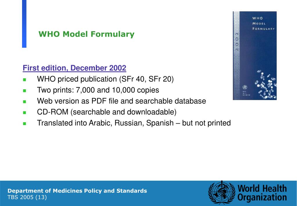 PPT - Selection of essential medicines PowerPoint Presentation, free ...