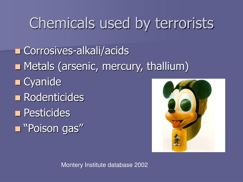 PPT - The Terrible Toxins: Chemical Terrorism PowerPoint Presentation ...