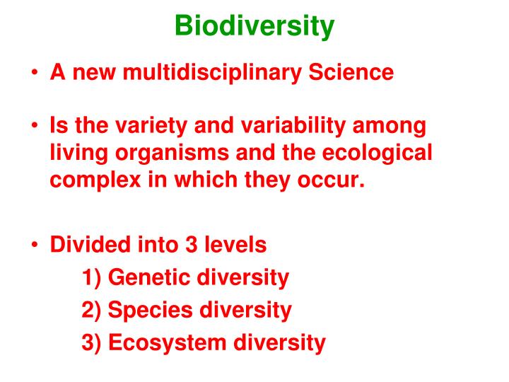 PPT - Biodiversity PowerPoint Presentation, free download - ID:3274088