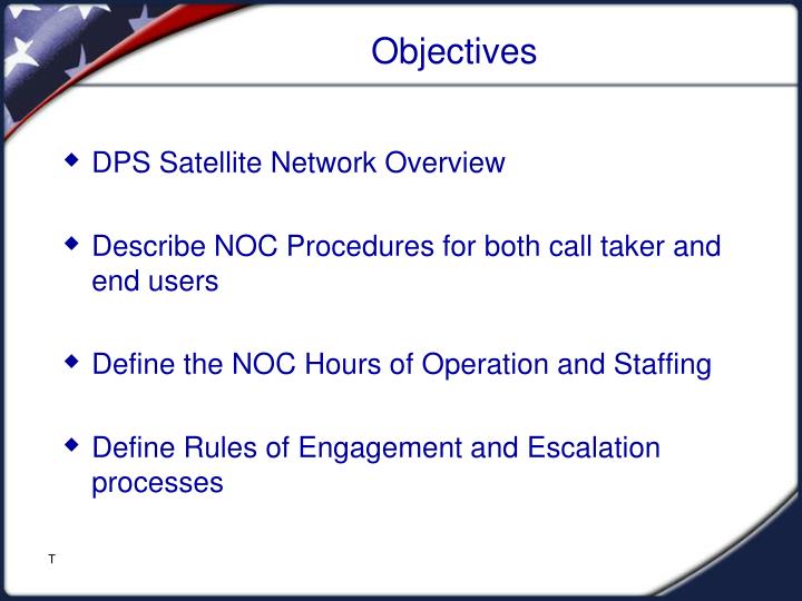 PPT - DPS-TMF JOINT NETWORK OPERATIONS CENTER (NOC) PowerPoint ... PPT - DPS-TMF JOINT NETWORK OPERATIONS CENTER (NOC) PowerPoint ...