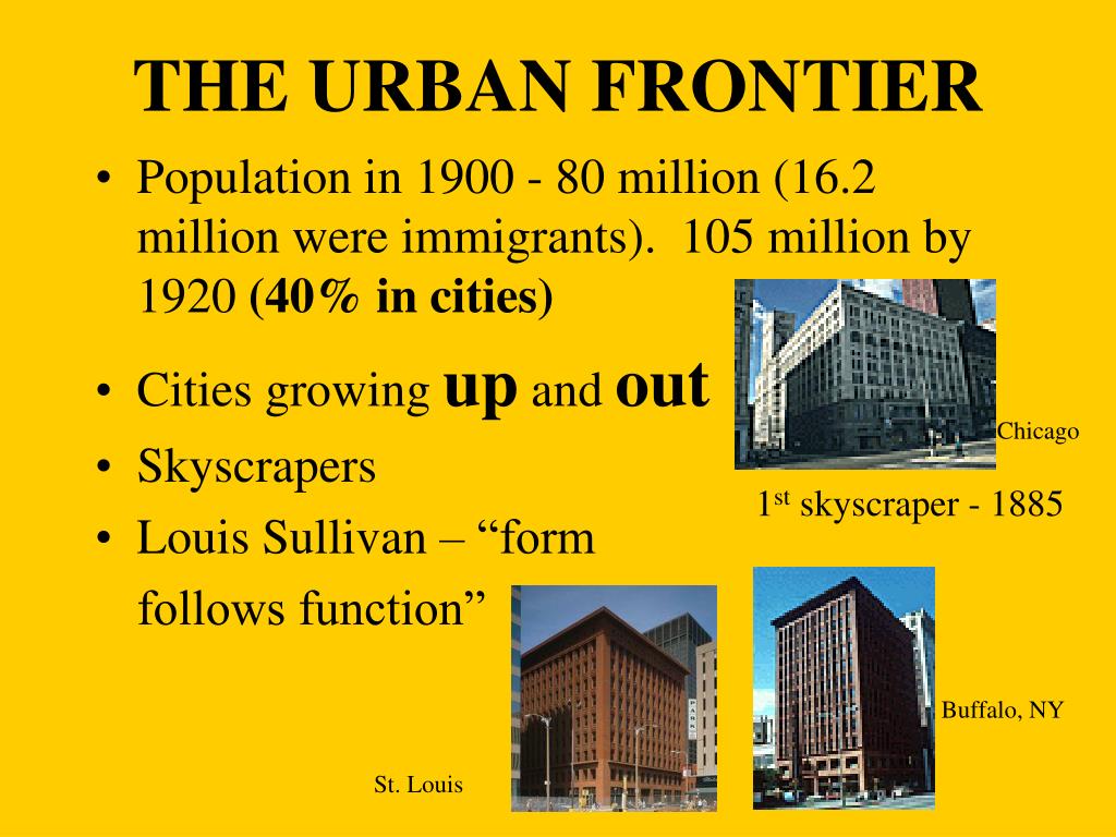 PPT - America Moves to the City, 1865 - 1900 PowerPoint Presentation ...