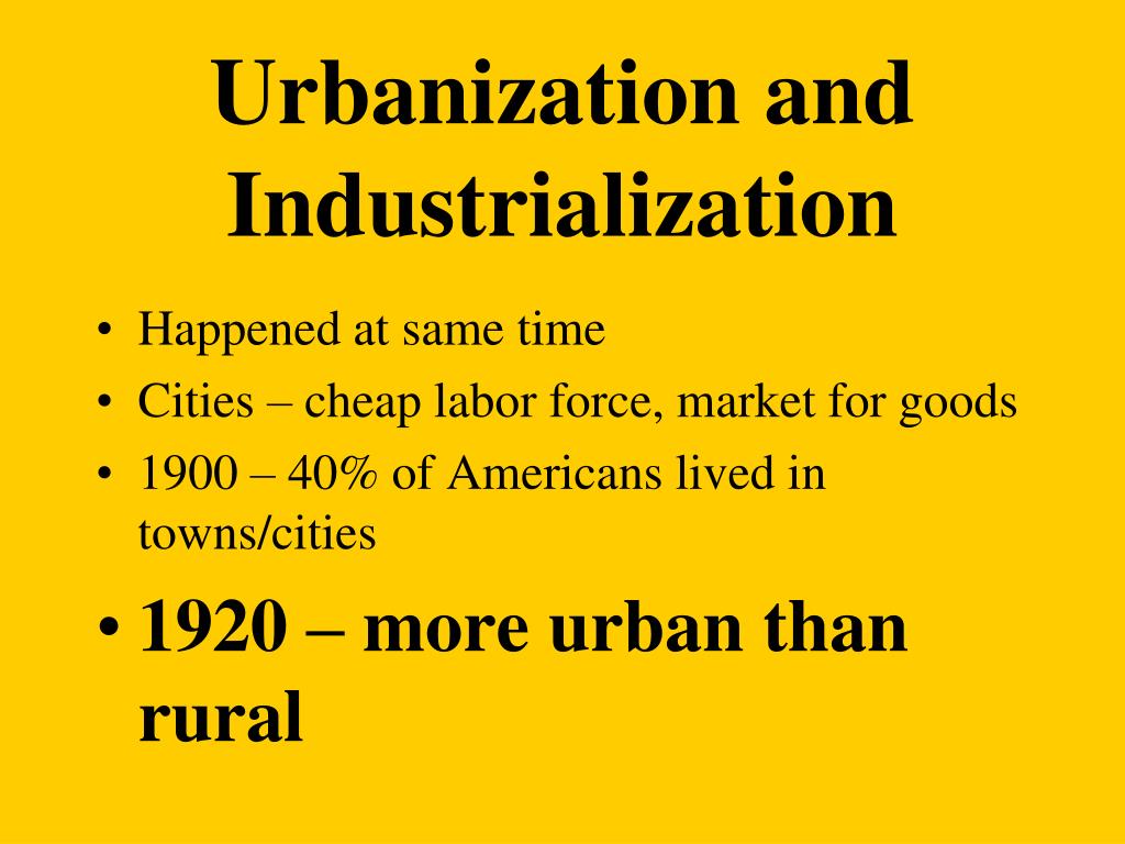 PPT - America Moves to the City, 1865 - 1900 PowerPoint Presentation ...
