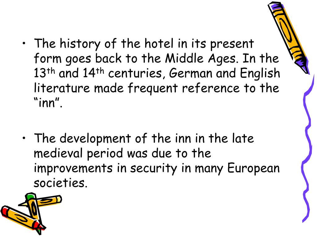 PPT - The History of Accommodations or Lodging Industry PowerPoint ...
