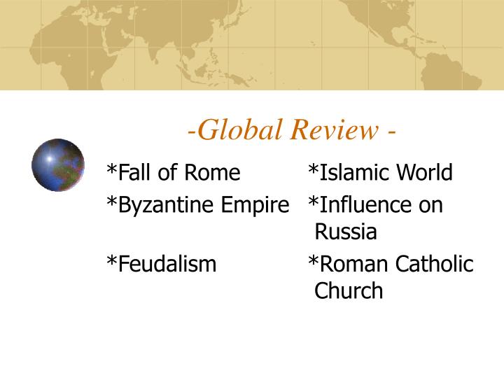 PPT - -Global Review - PowerPoint Presentation, free download - ID:3275110