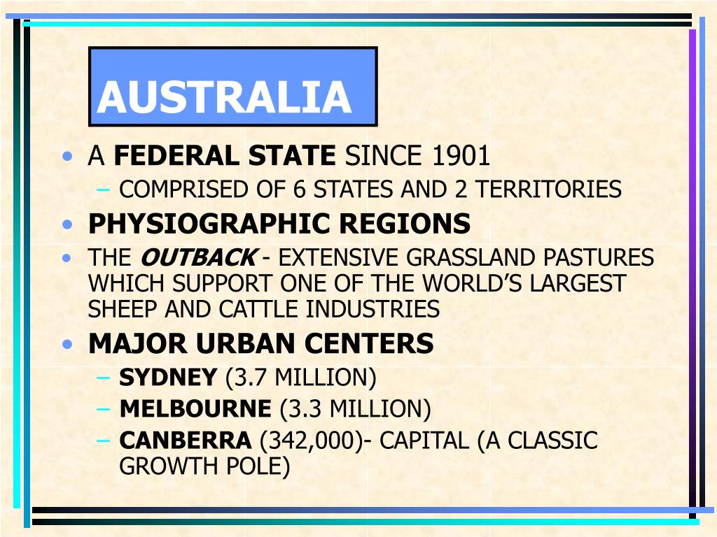 PPT - THE AUSTRAL REALM (FOCUS ON AUSTRALIA) PowerPoint Presentation ...