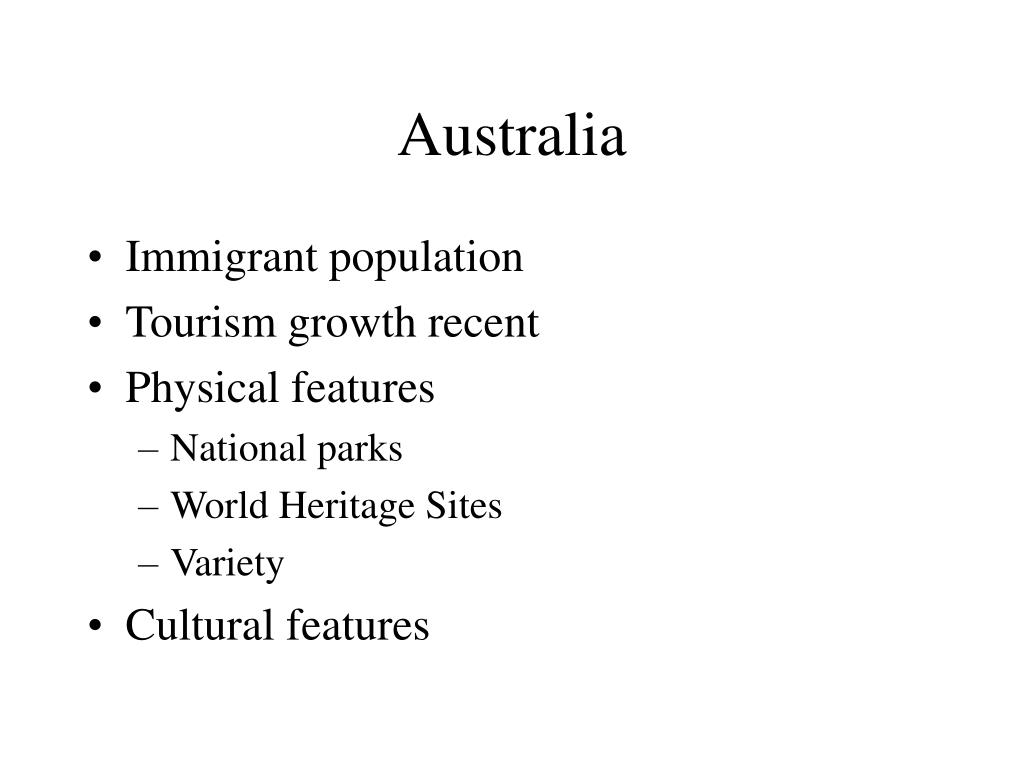PPT - The Tourism Geography of Australasia PowerPoint Presentation ...