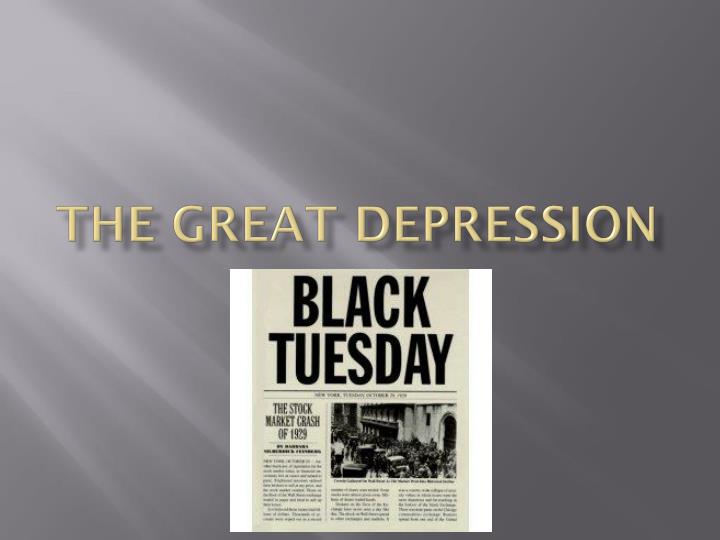 PPT - The Great Depression PowerPoint Presentation, free download - ID ...