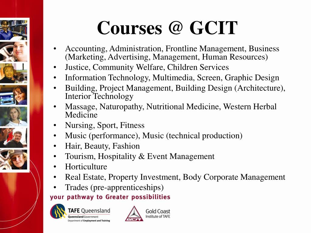 PPT - Gold Coast Institute of TAFE Queensland's 2007 Public Training ...