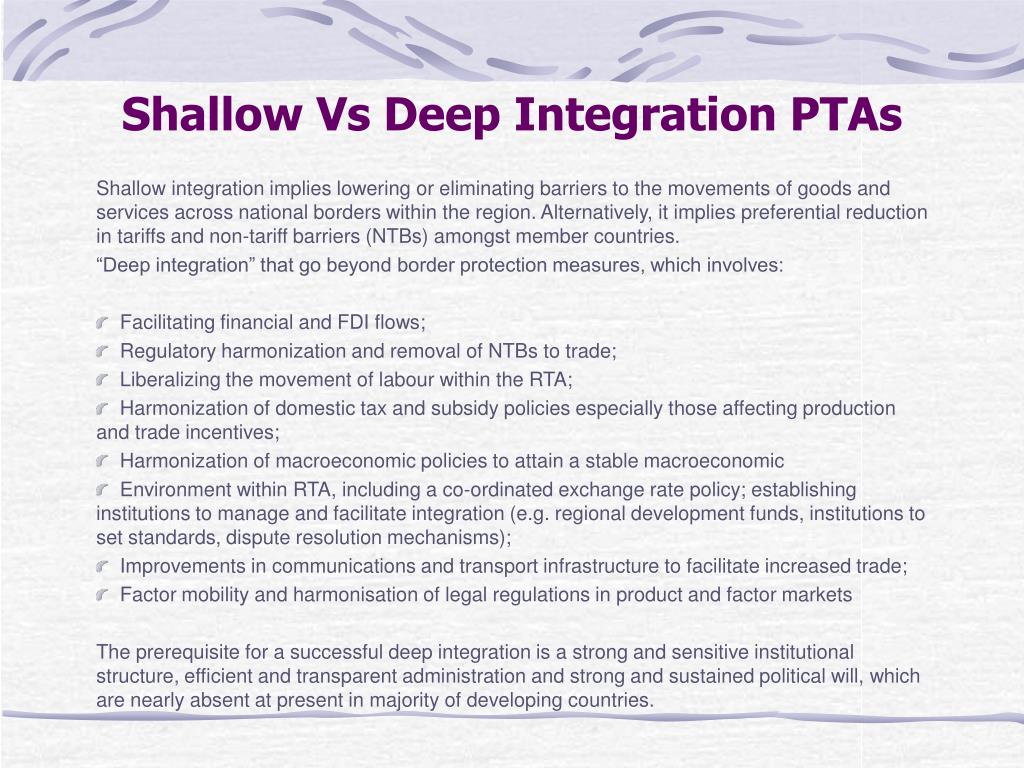PPT - PREFERENTIAL TRADE AGREEMENTS (PTAs) THEORY, EVIDENCE AND POLICY ...