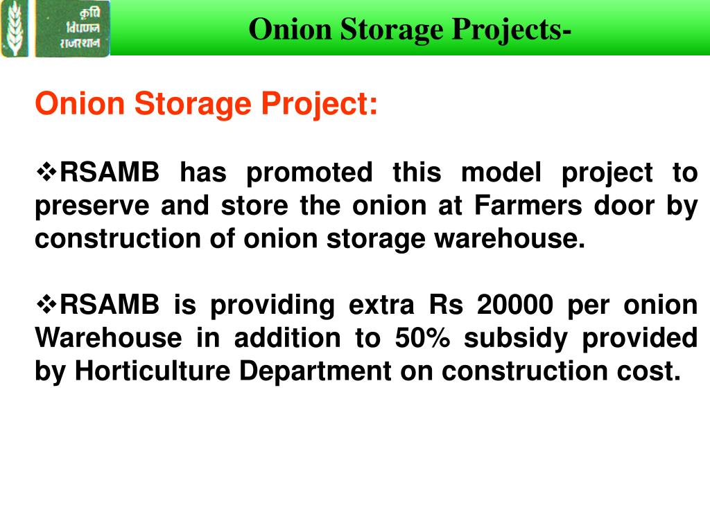 PPT - RAJASTHAN STATE AGRICULTURAL MARKETING BOARD JAIPUR PowerPoint ...