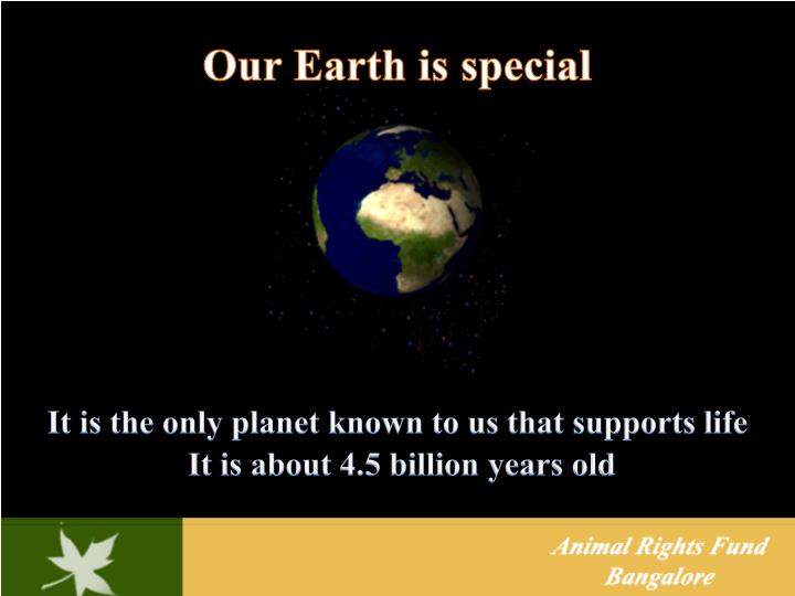 PPT - Our Earth is special PowerPoint Presentation, free download - ID ...