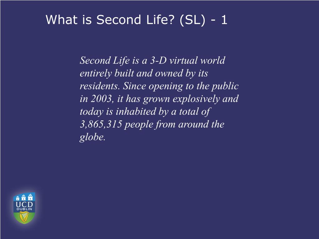 PPT - Second Life – The next dimension for Libraries? Cathal McCauley ...