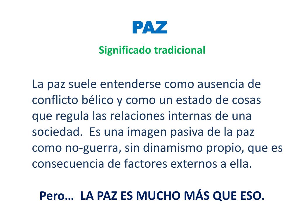PPT - Taller sobre CULTURA DE PAZ PowerPoint Presentation, free ...